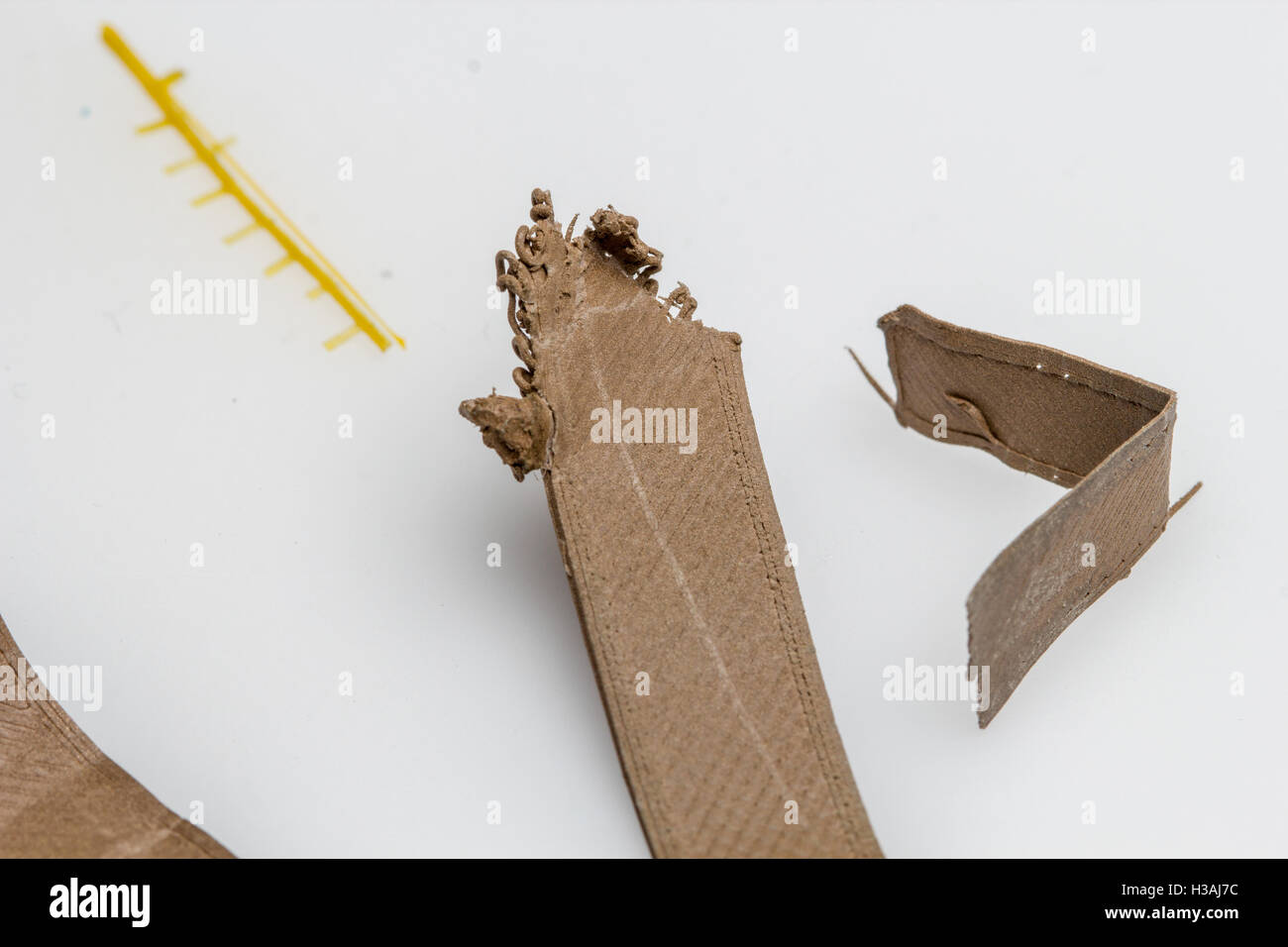 Working with plastic parts made by computer designs and 3d printed by ...