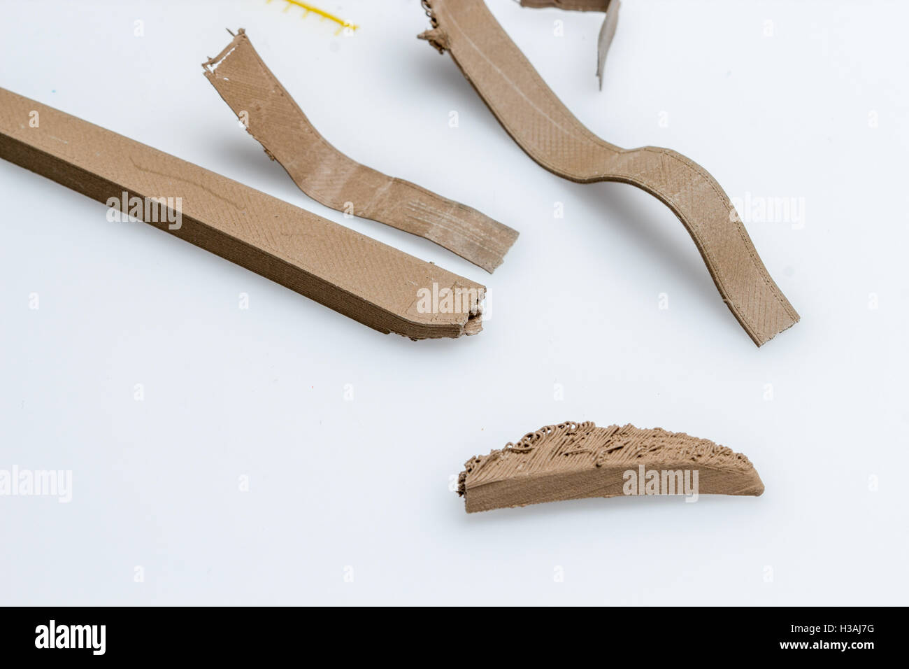 Working with plastic parts made by computer designs and 3d printed by ...