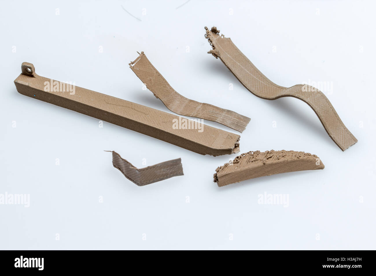Working with plastic parts made by computer designs and 3d printed by ...