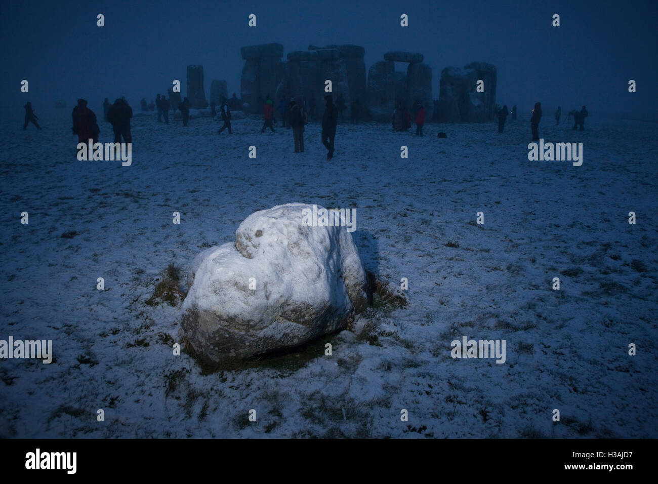 Stonehenge ancient neolithic stone circle on Salisbury plain, wiltshire ...