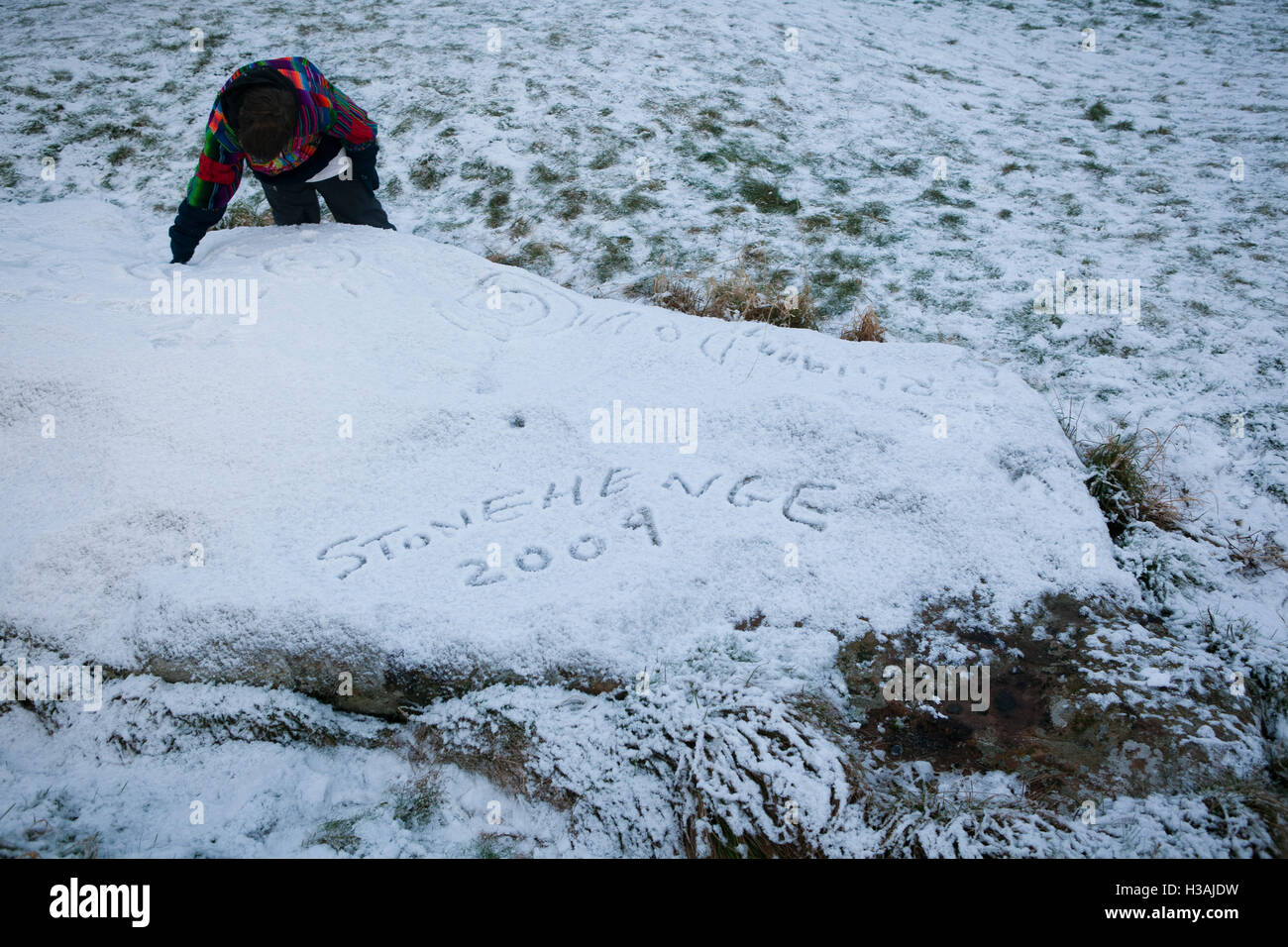 Stonehenge ancient neolithic stone circle on Salisbury plain, wiltshire ...
