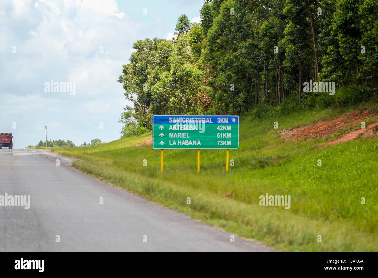 Street signs in Cuba Stock Photo - Alamy