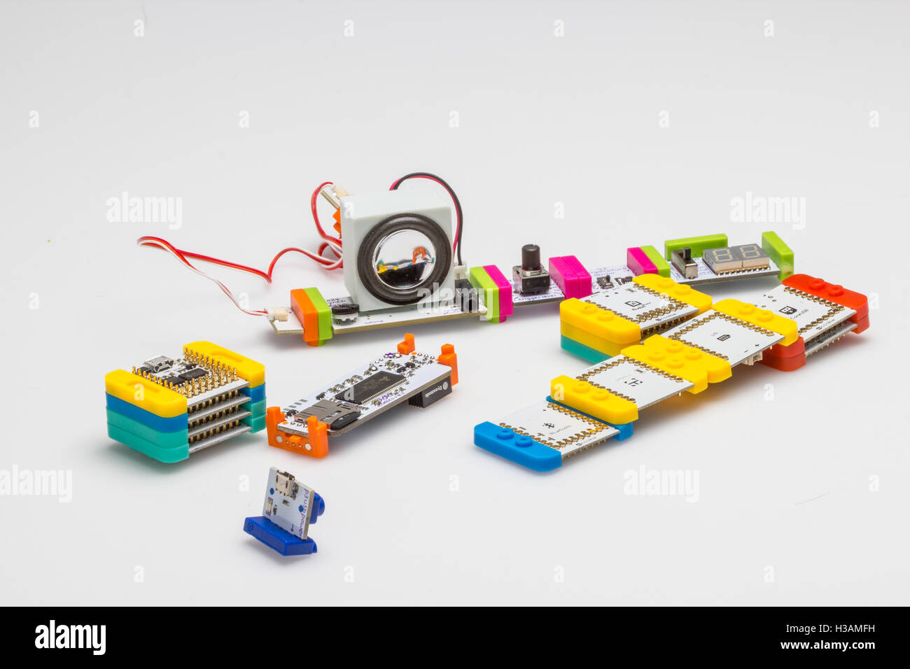 Colorful electronic palettes Stock Photo - Alamy