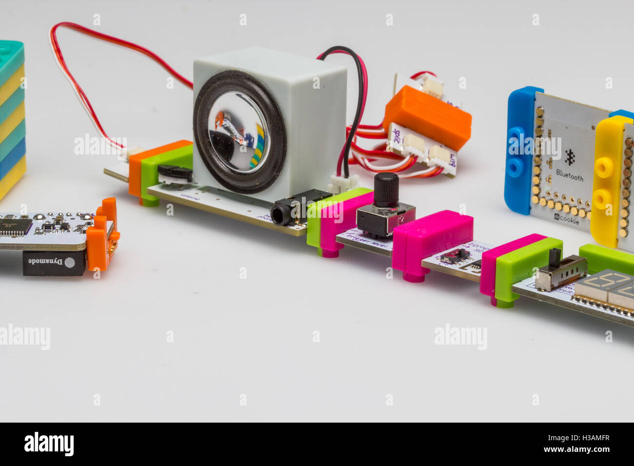 Colorful electric devices Stock Photo - Alamy