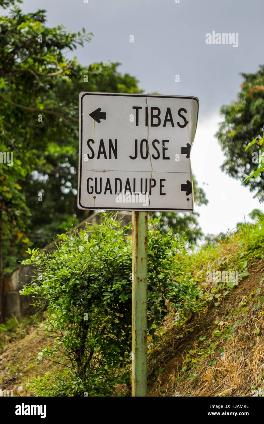 Road signs showing way Stock Photo - Alamy