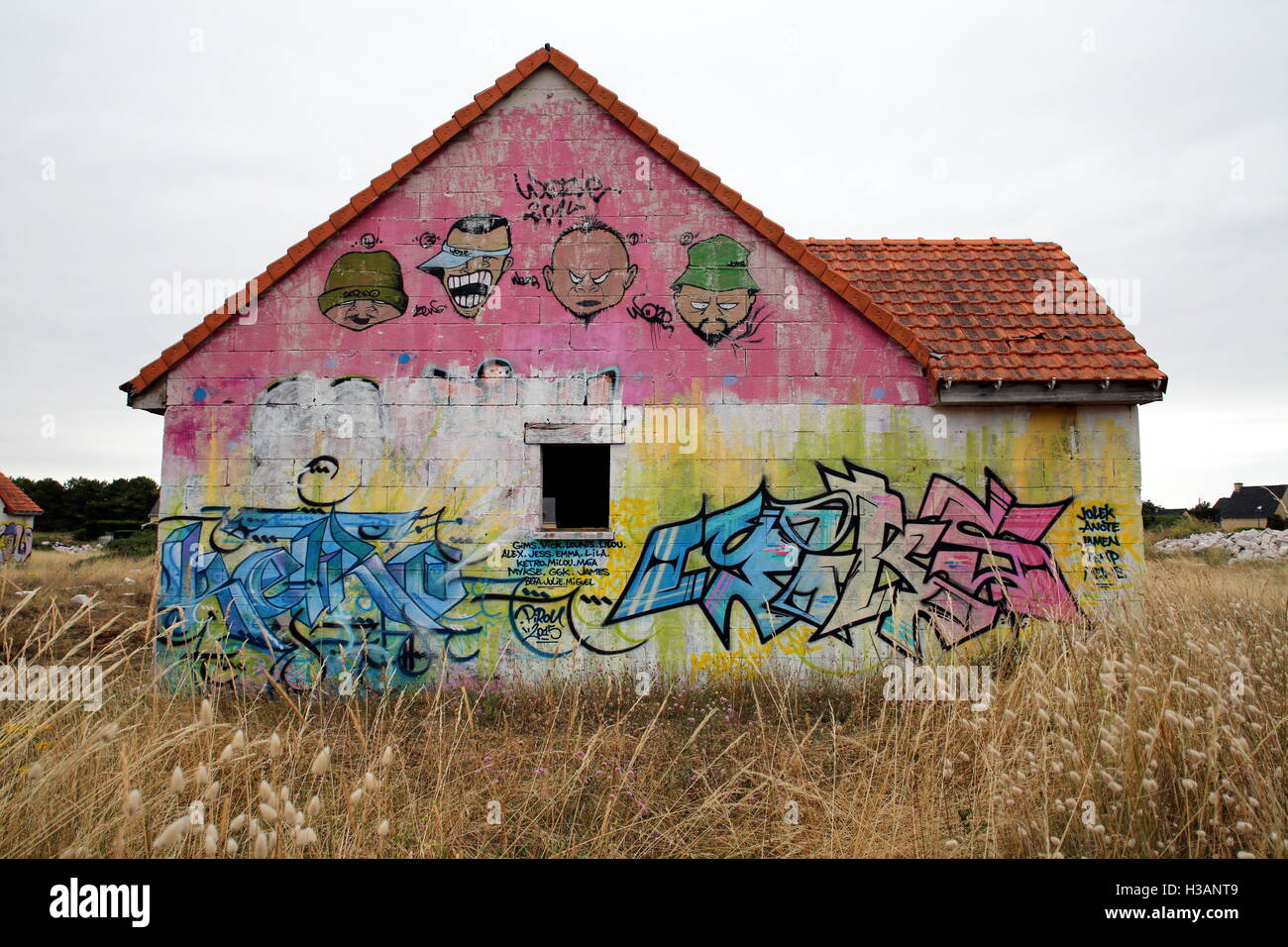The ghost Normandy seaside town of Pirou-Plage, built in the 90s and ...