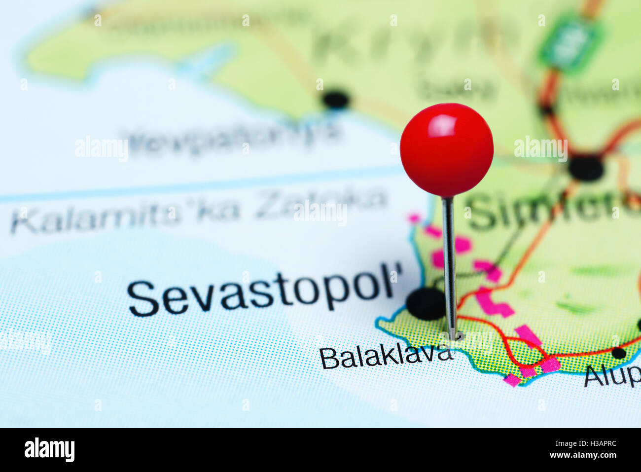 Crimea russia map hi-res stock photography and images - Alamy