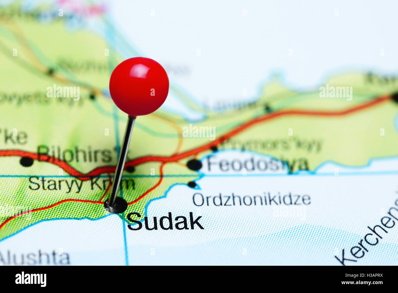 Map pinned hi-res stock photography and images - Alamy