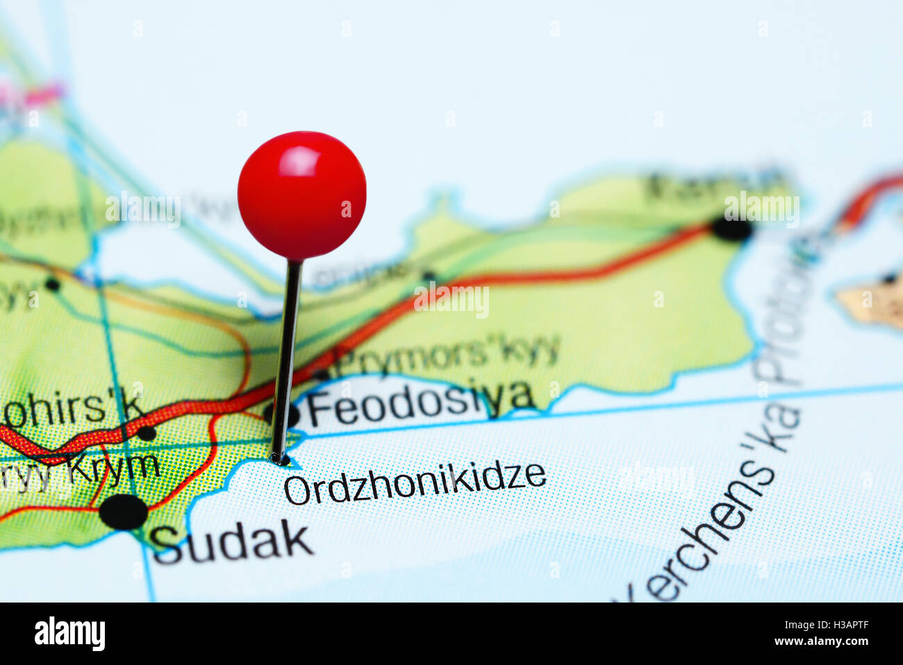 Crimea map hi-res stock photography and images - Alamy