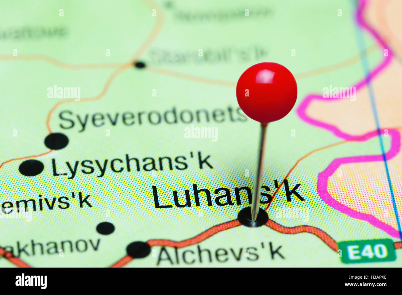 Luhansk map hi-res stock photography and images - Alamy