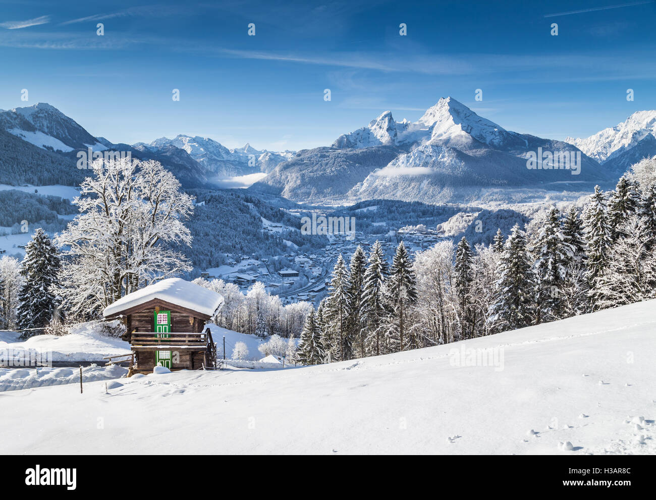 Switzerland Christmas Snow Stock Photos & Switzerland Christmas Snow ...