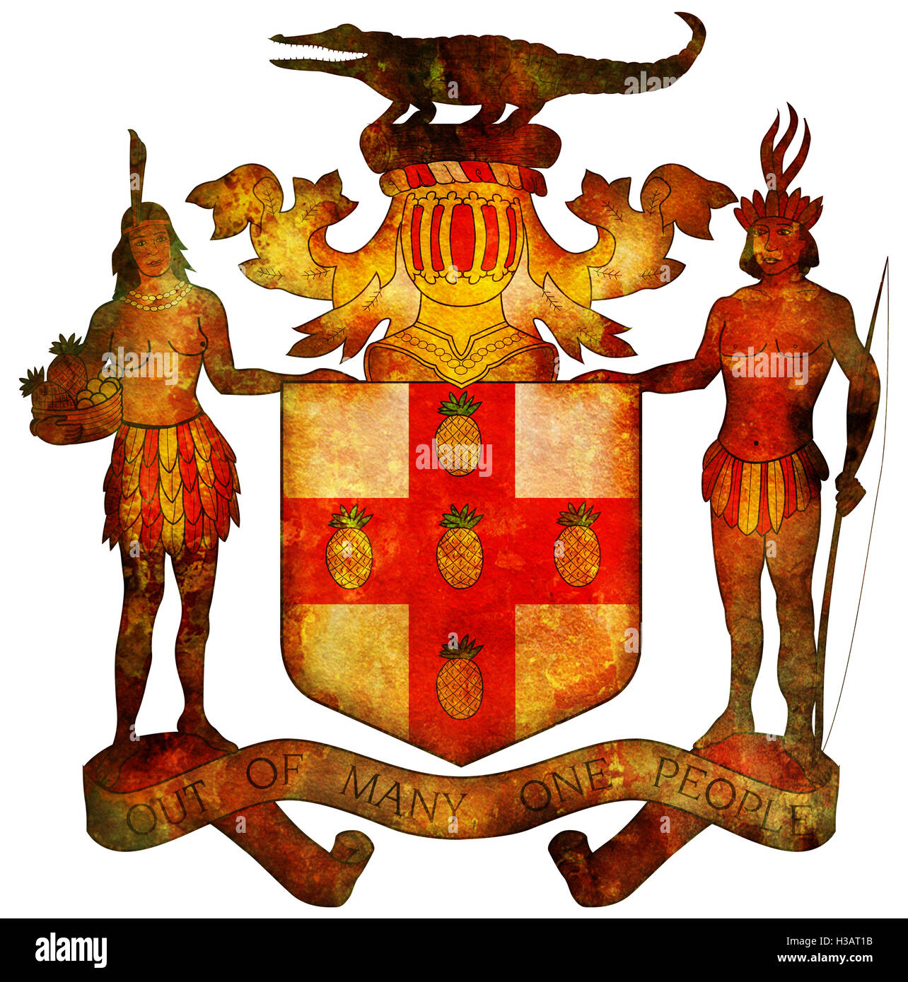 Jamaica coat of arms hi-res stock photography and images - Alamy