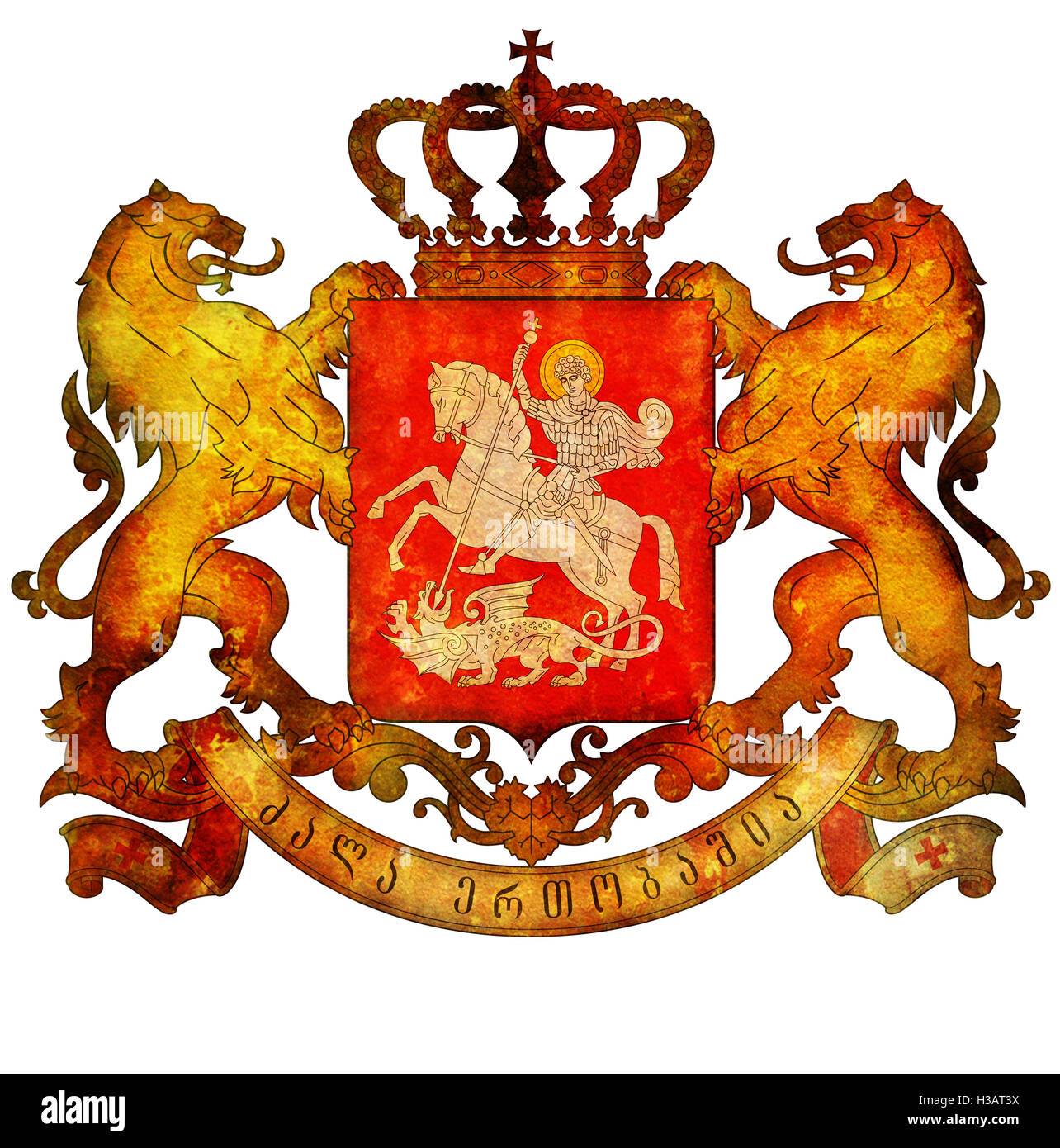 Arms coat georgia hi-res stock photography and images - Alamy