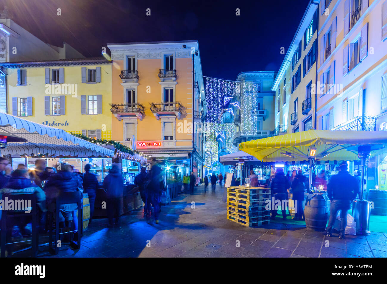 Lugano piazza riforma hi-res stock photography and images - Alamy
