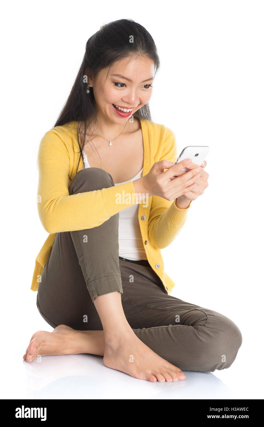 Asian people and technology Cut Out Stock Images & Pictures - Alamy