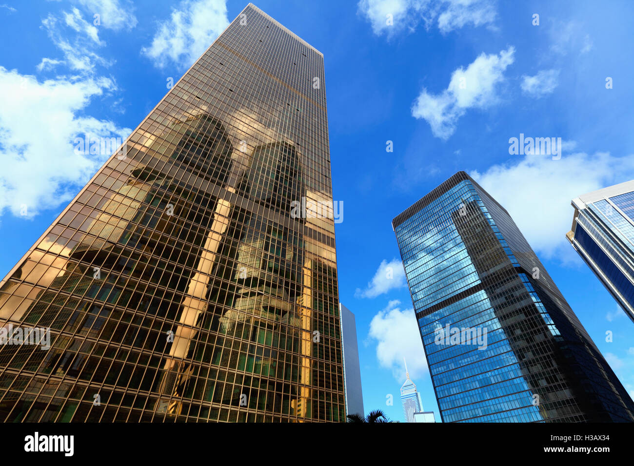 Hong Kong office building Stock Photo - Alamy
