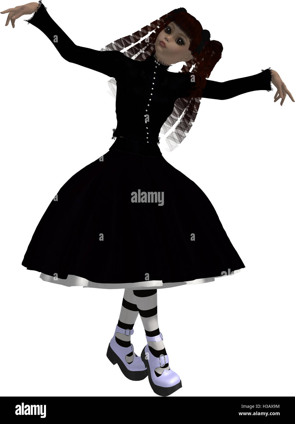 Old lady goth hi-res stock photography and images - Alamy