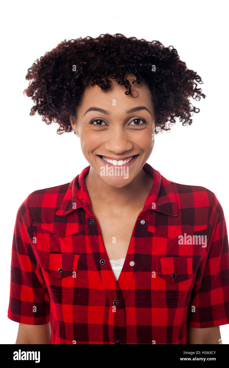 Portrait of a beautiful smiling african woman Stock Photo - Alamy