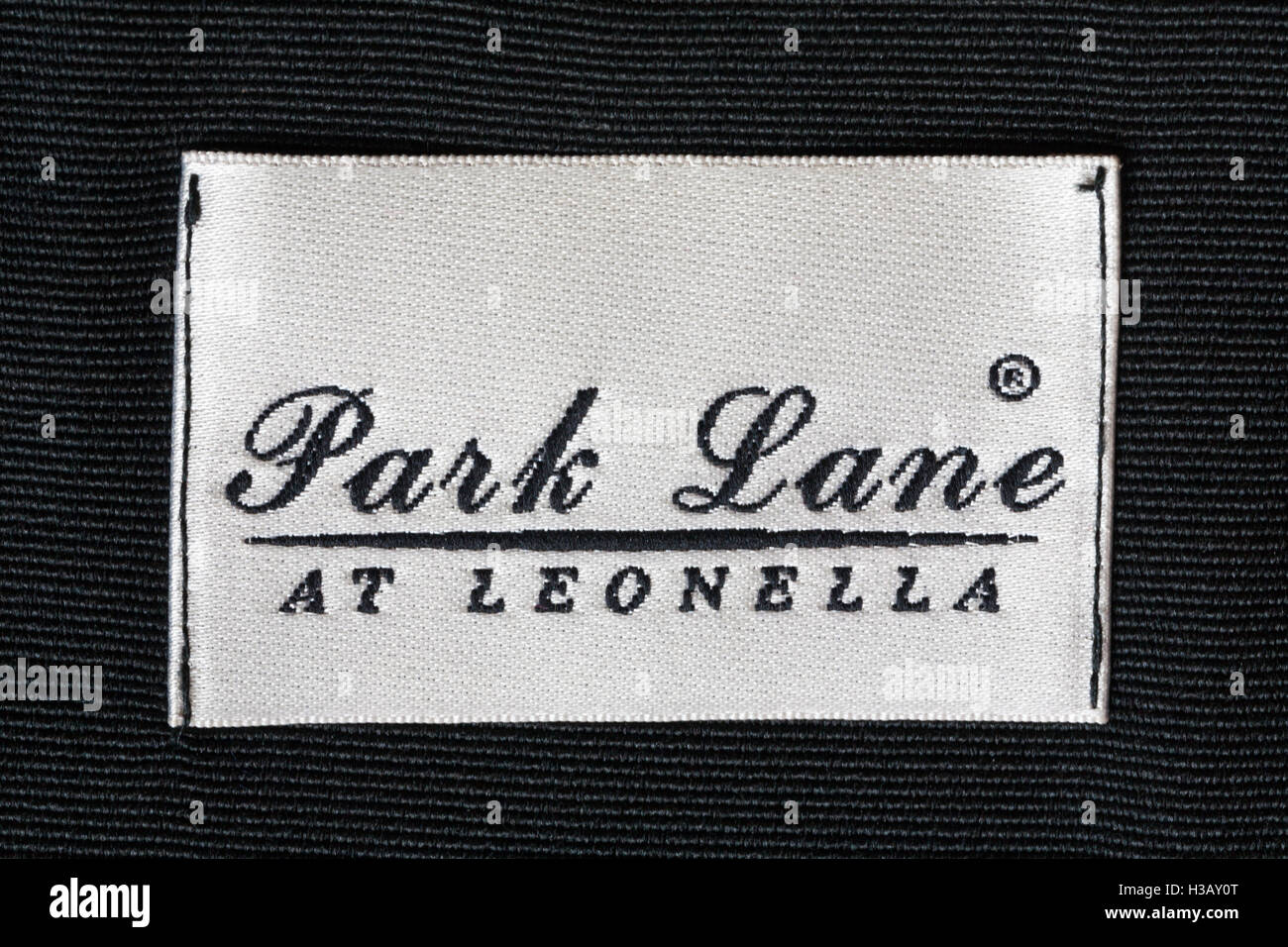Park Lane at Leonella label in womans top Stock Photo - Alamy