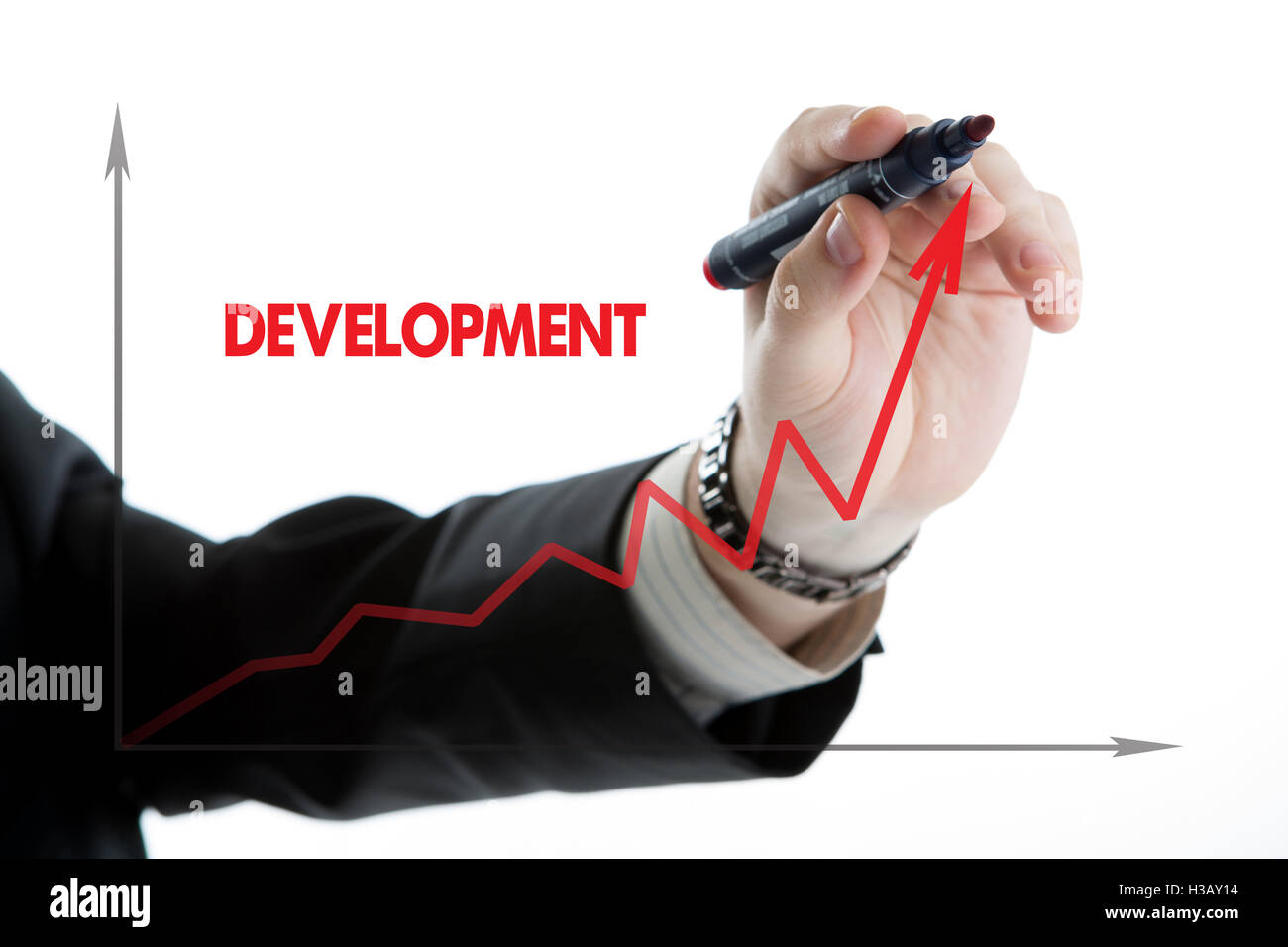 diagram with the word development Stock Photo - Alamy