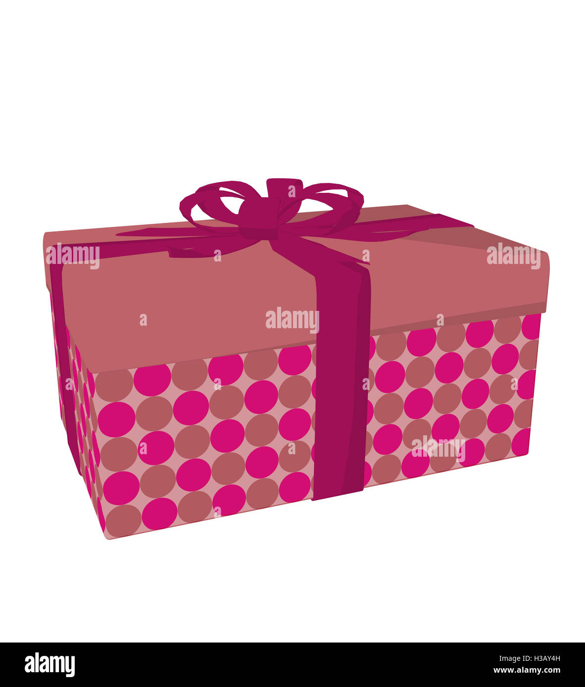 Gift Box Art Illustration Stock Photo - Alamy