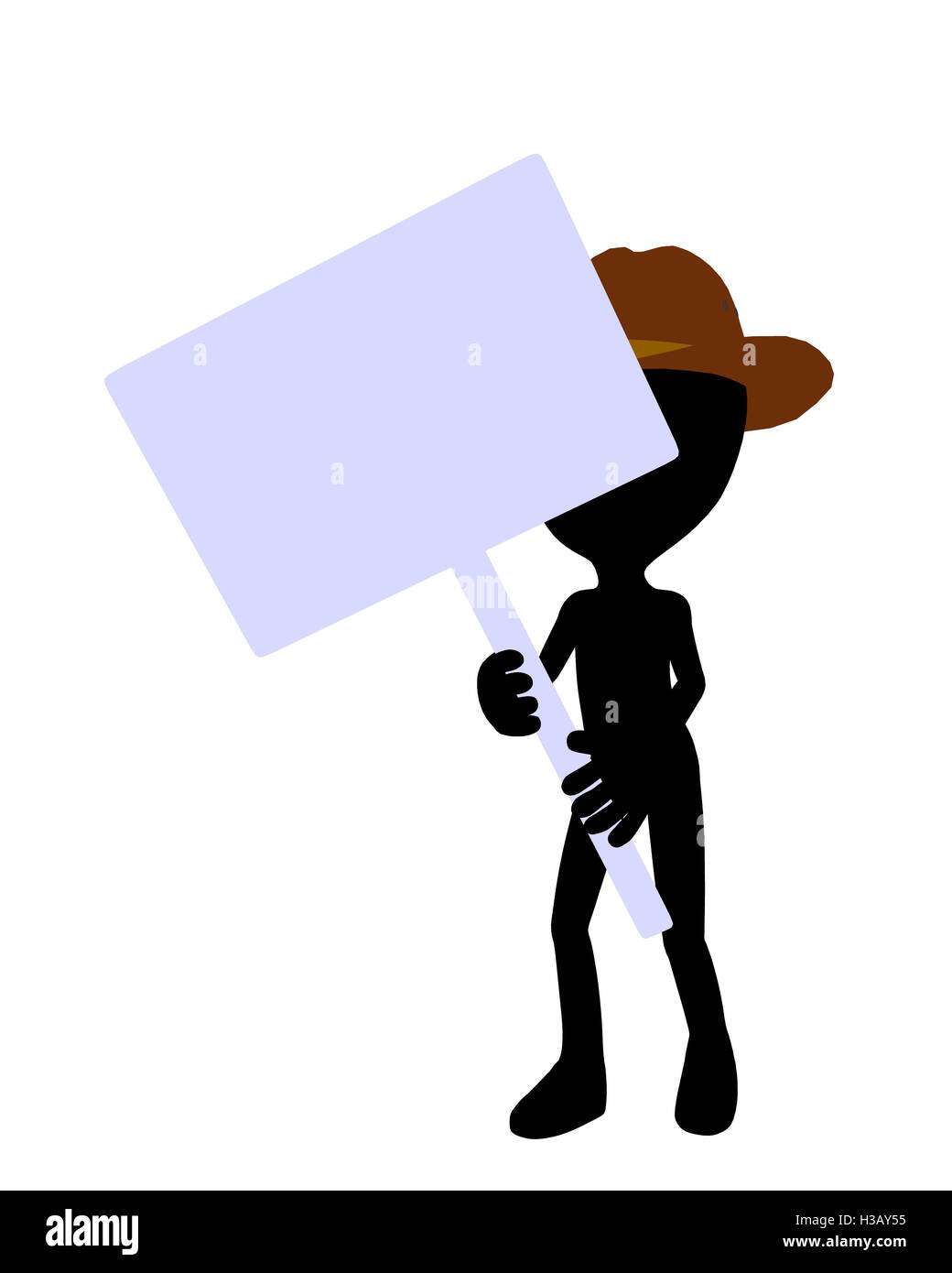 Cowboy silhouette sign hi-res stock photography and images - Alamy