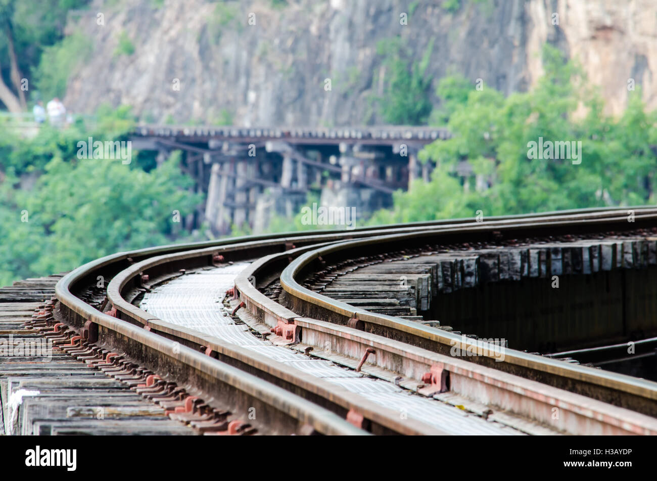 The Death Railway Stock Photo - Alamy