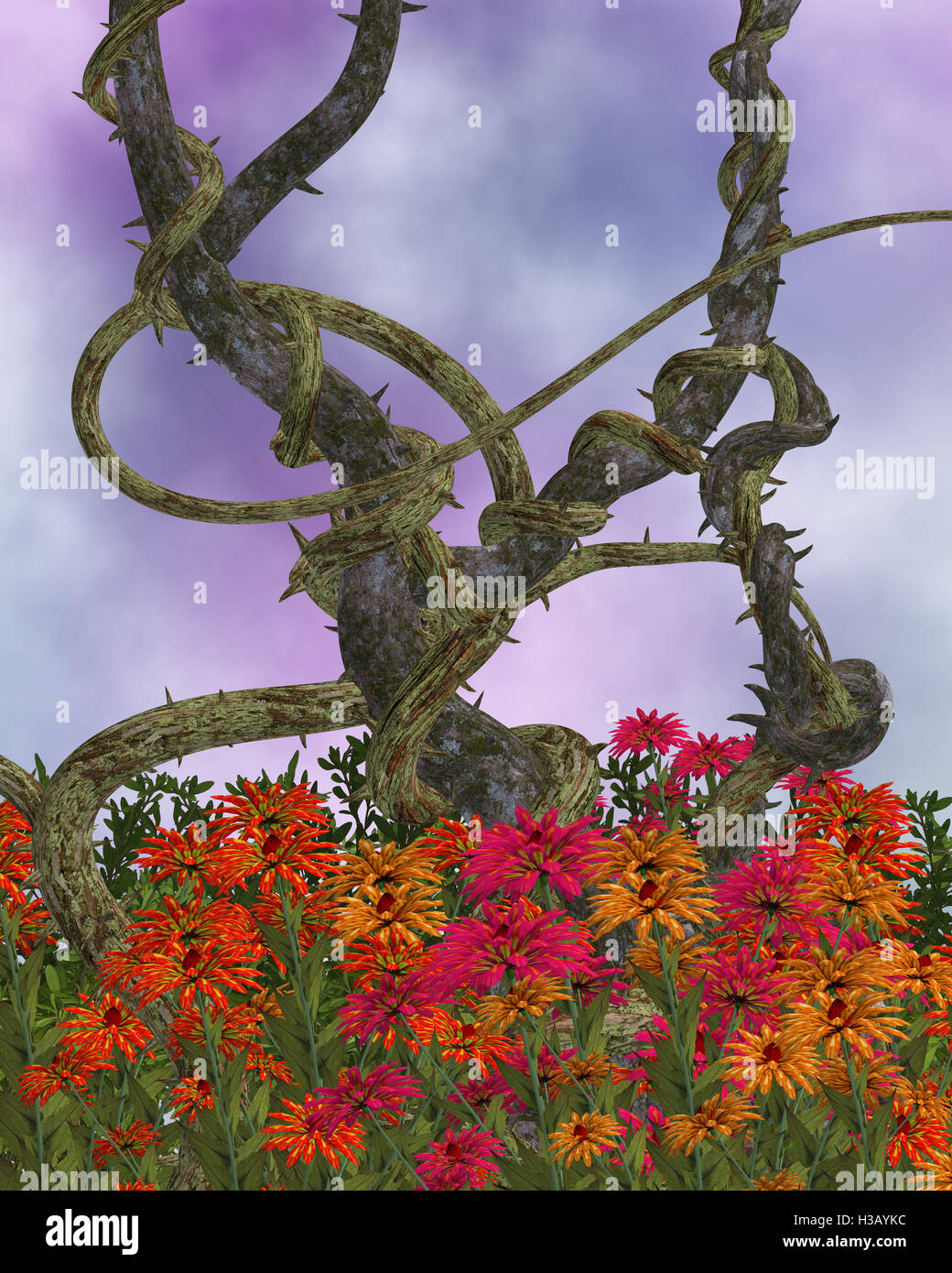 Large Outdoor Vine Background Stock Photo - Alamy