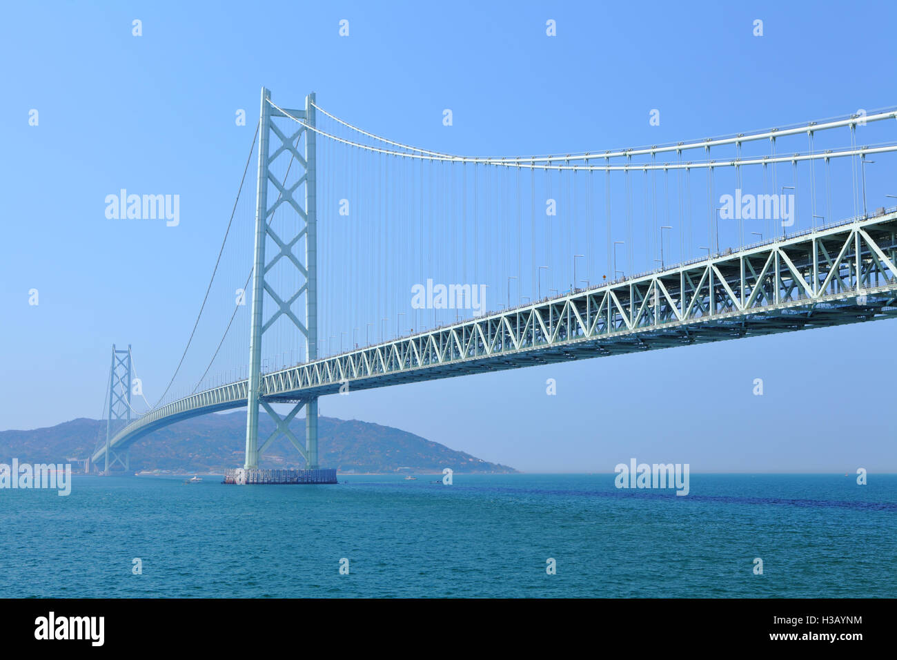 Akashi Kaikyo bridge Stock Photo - Alamy