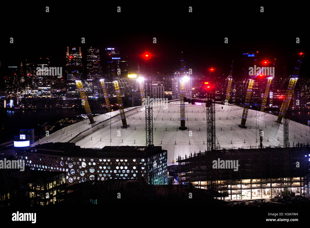 London O2 At Night O2 Arena Stock Photo - Alamy