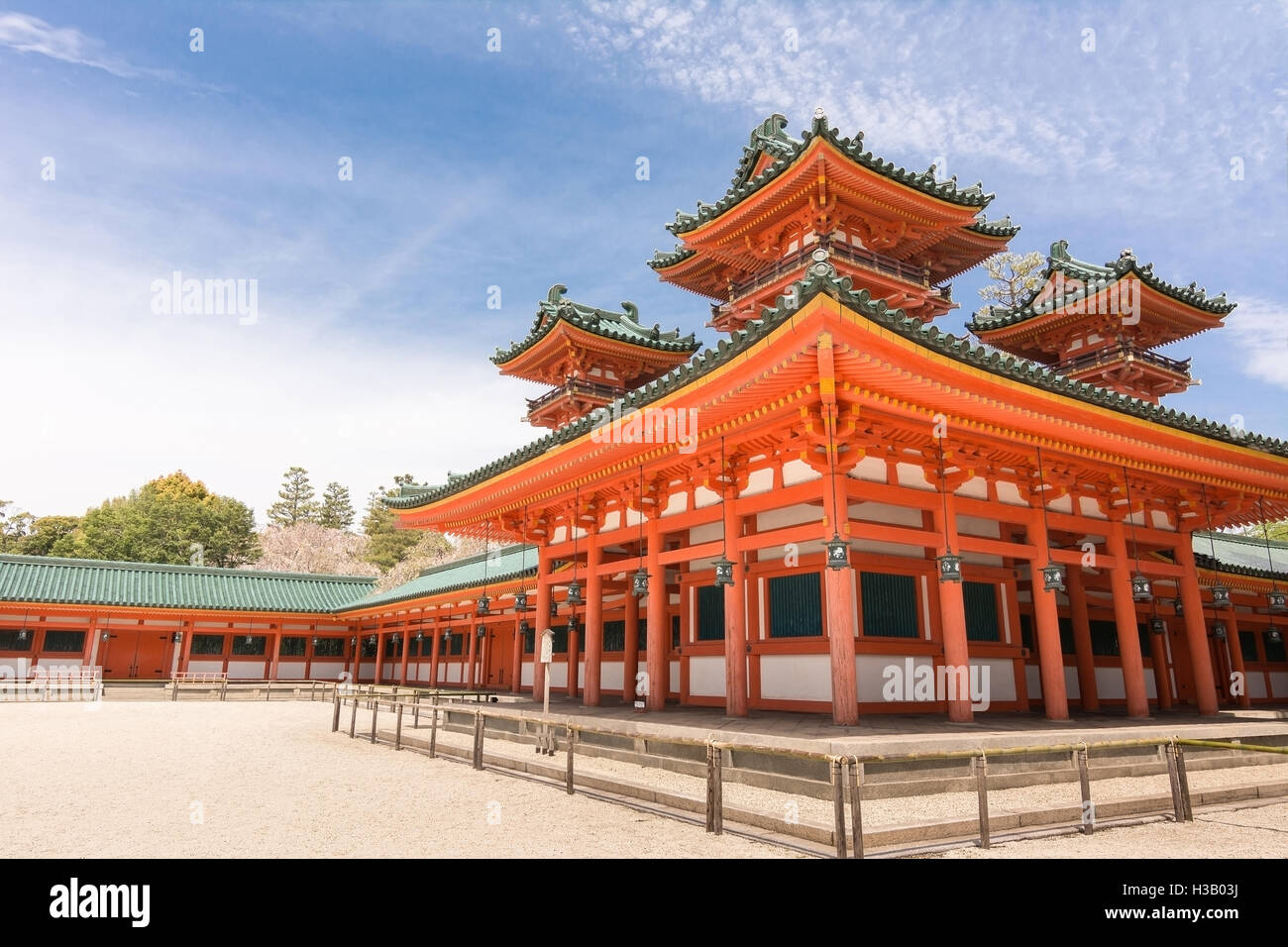Heian Jingu Shrine Stock Photo - Alamy
