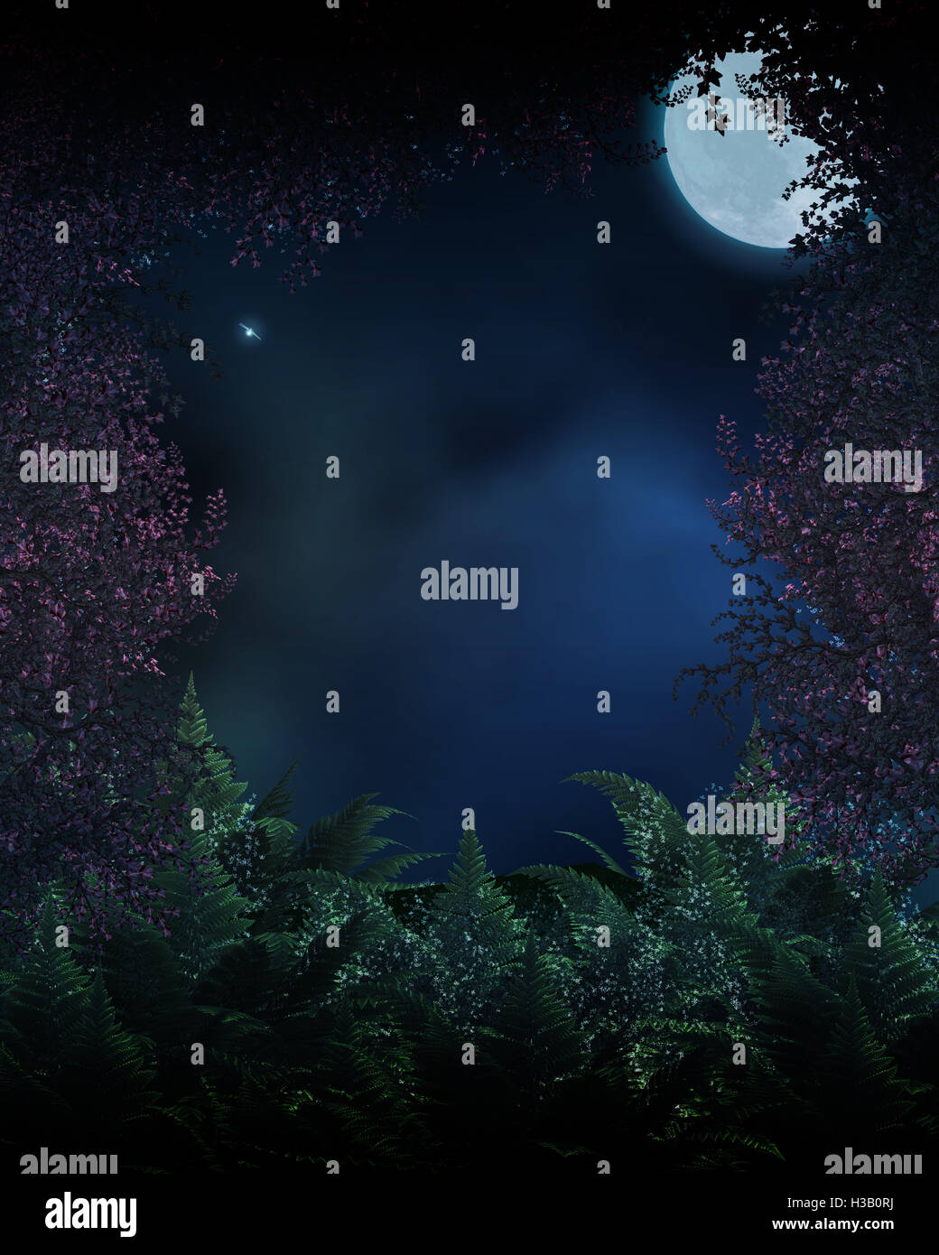 Outdoor Forest Background Stock Photo - Alamy