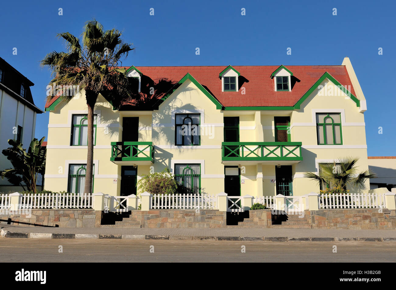 German architecture in Swakopmund, Namibia Stock Photo - Alamy