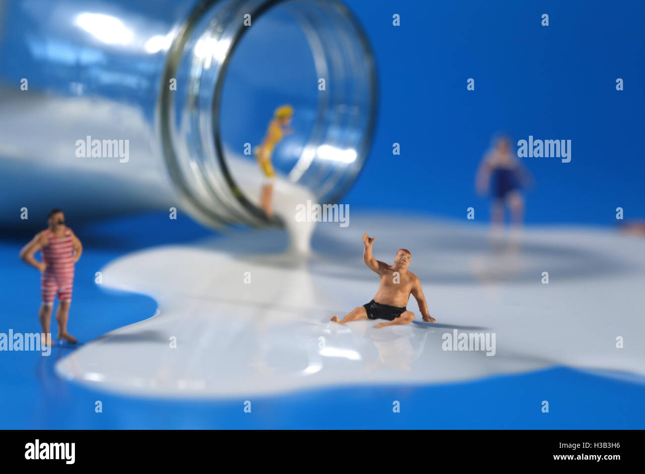Fake swimming hi-res stock photography and images - Alamy