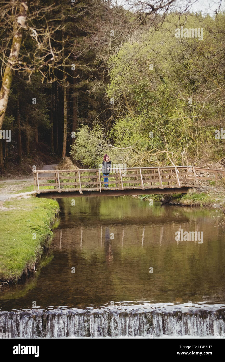 Leaning against bridge hi-res stock photography and images - Alamy