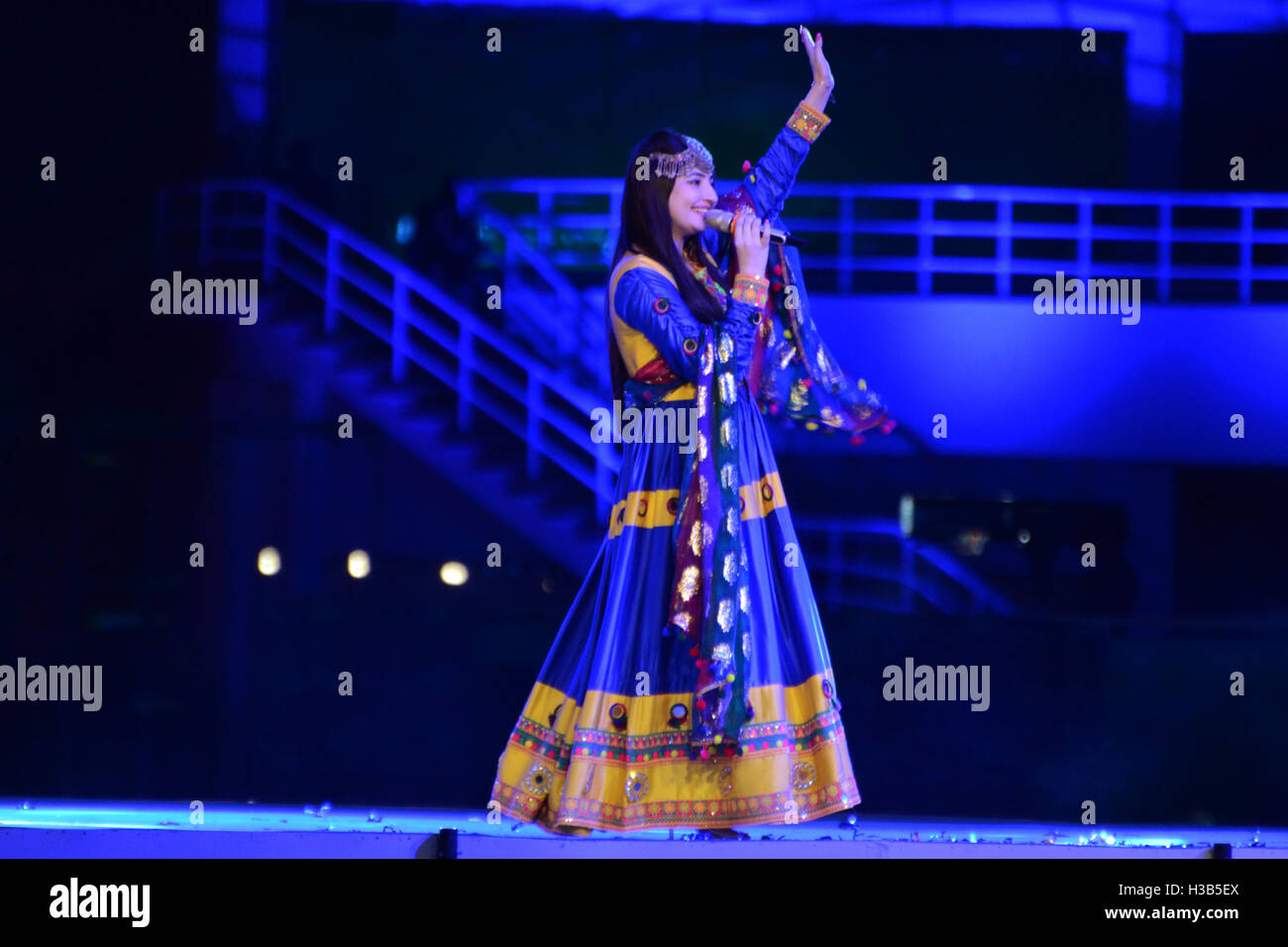 Quetta, Pakistan. August 30 2016. famous Pashto Singer Gul Panra ...