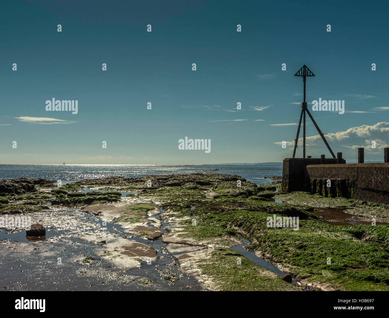Rock pools exmouth beach devon hi-res stock photography and images - Alamy