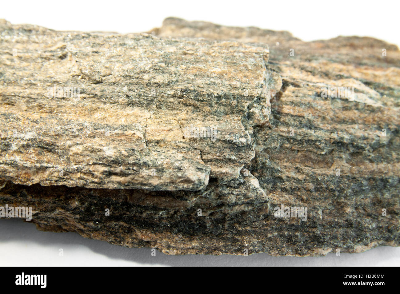macro of slate, a fine-grained, foliated, homogeneous metamorphic rock ...