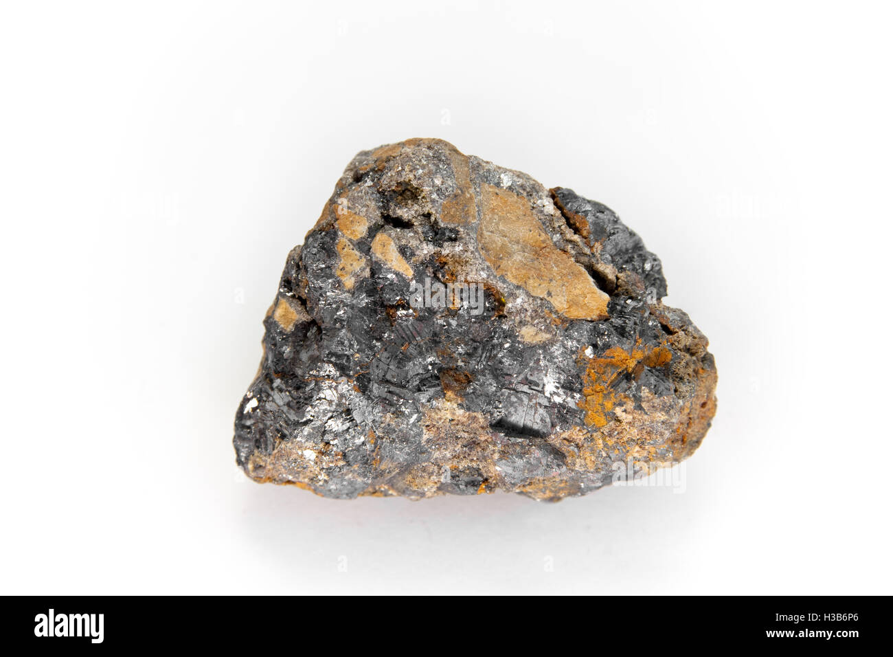 Galena is the natural mineral form of lead sulfide Stock Photo - Alamy