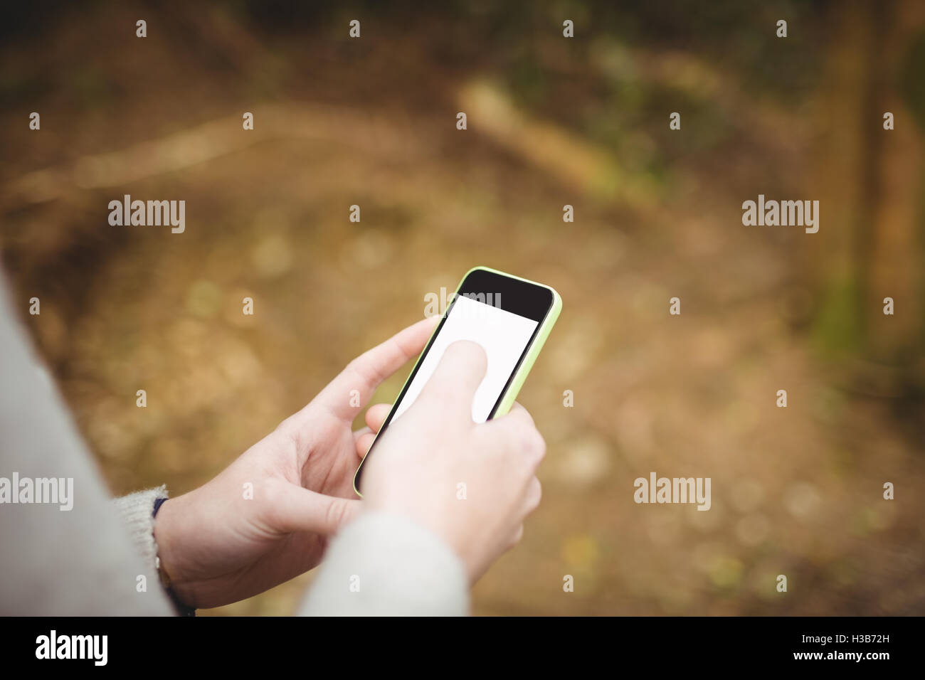 close up on a woman smartphone Stock Photo - Alamy