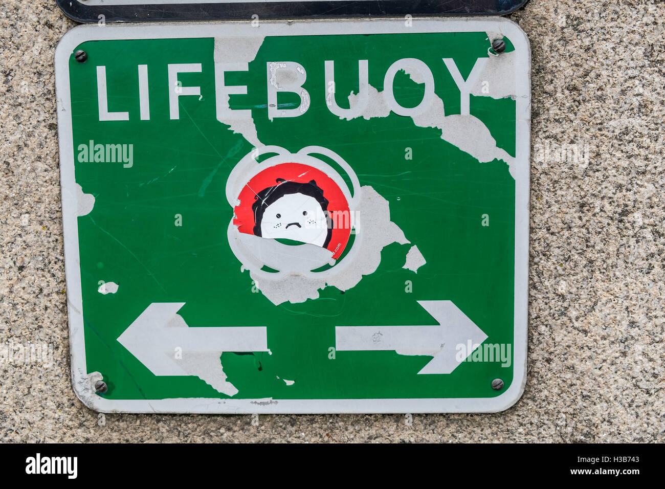 Lifebuoy sign hi-res stock photography and images - Alamy