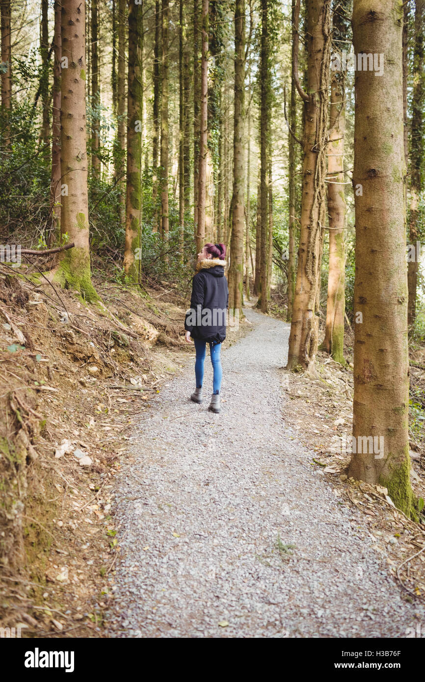 Beautiful woman having a walk Stock Photo - Alamy
