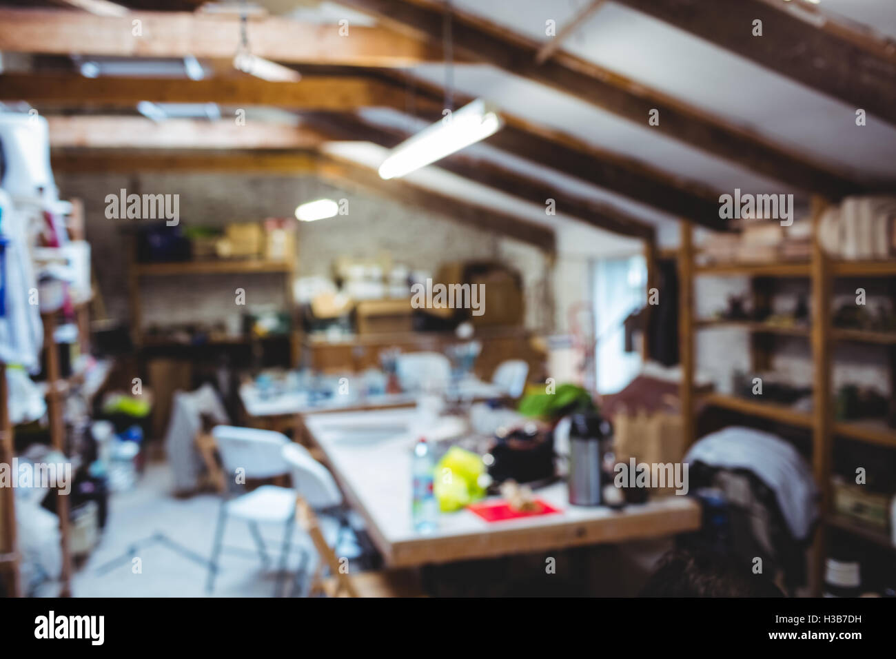 Interior of workshop Stock Photo - Alamy
