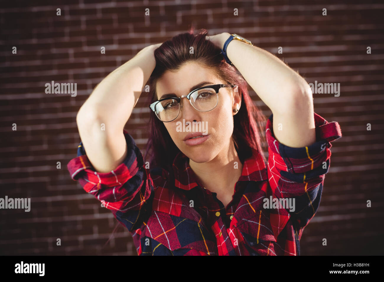 Beauty young woman posing hi-res stock photography and images - Alamy