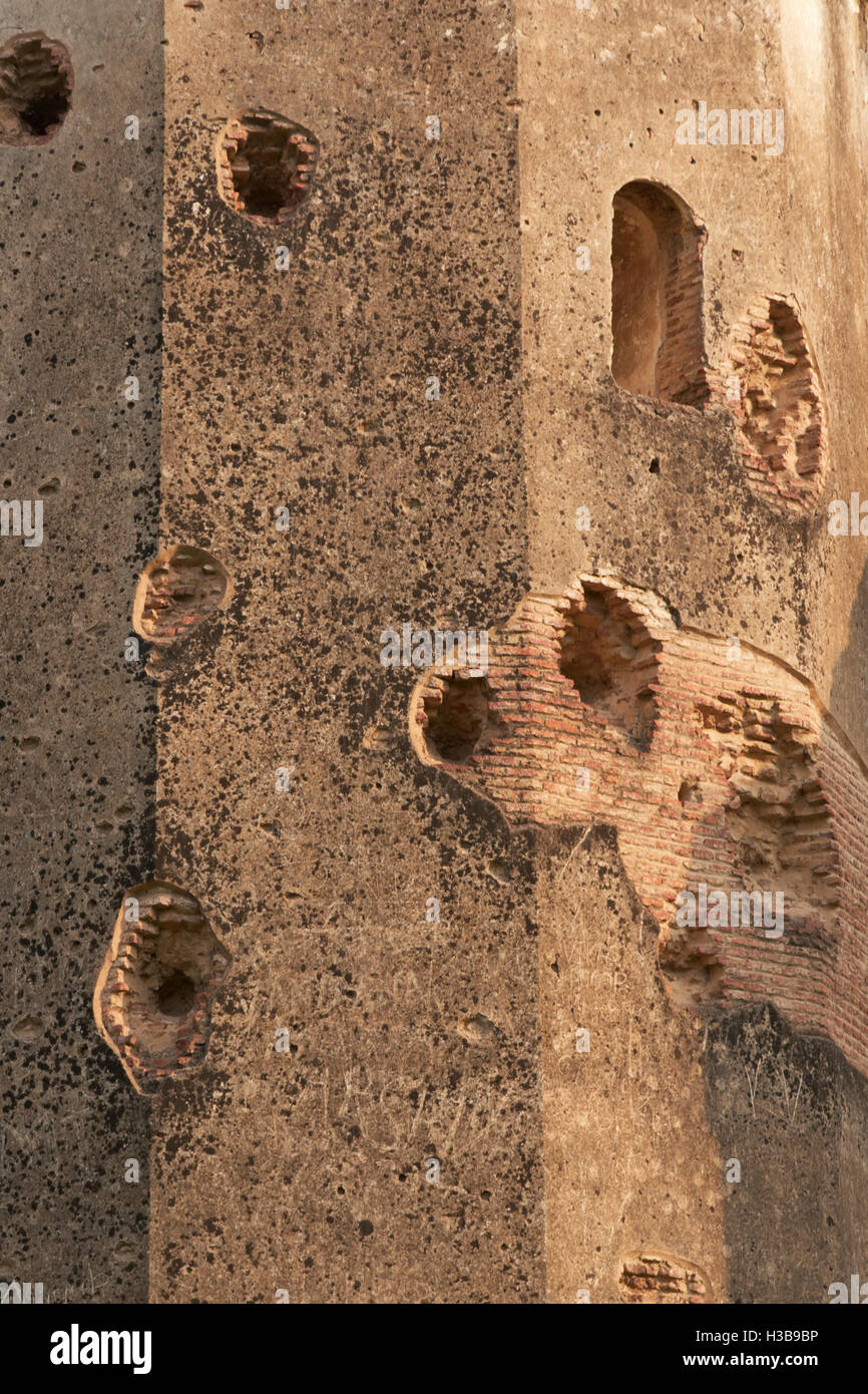 Old British Residency in Lucknow India Stock Photo - Alamy