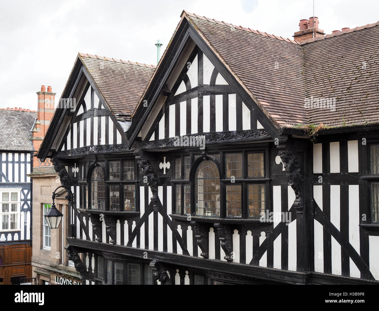 Old Tudor Buildings in Chester Stock Photo - Alamy
