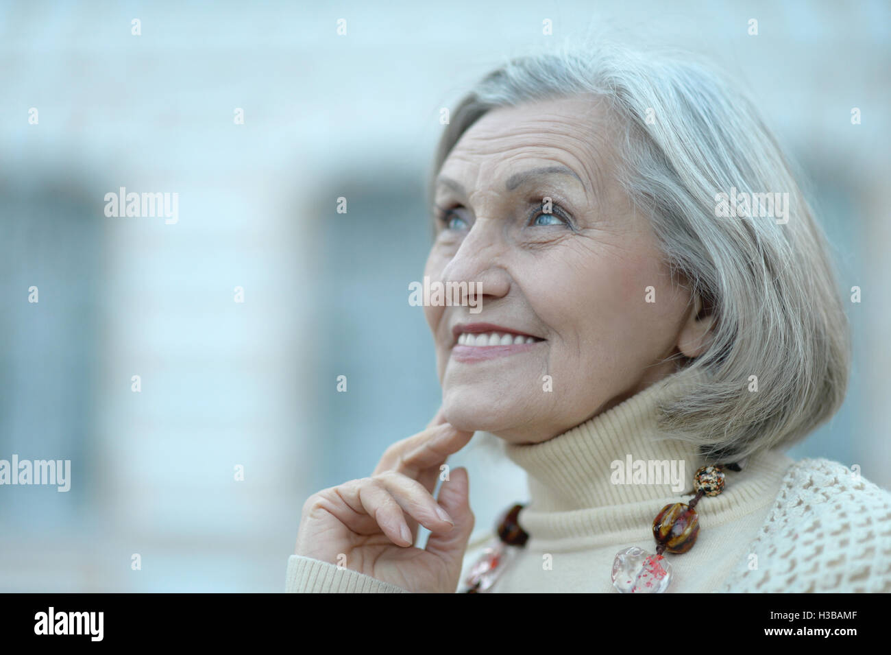 beautiful senior woman Stock Photo - Alamy