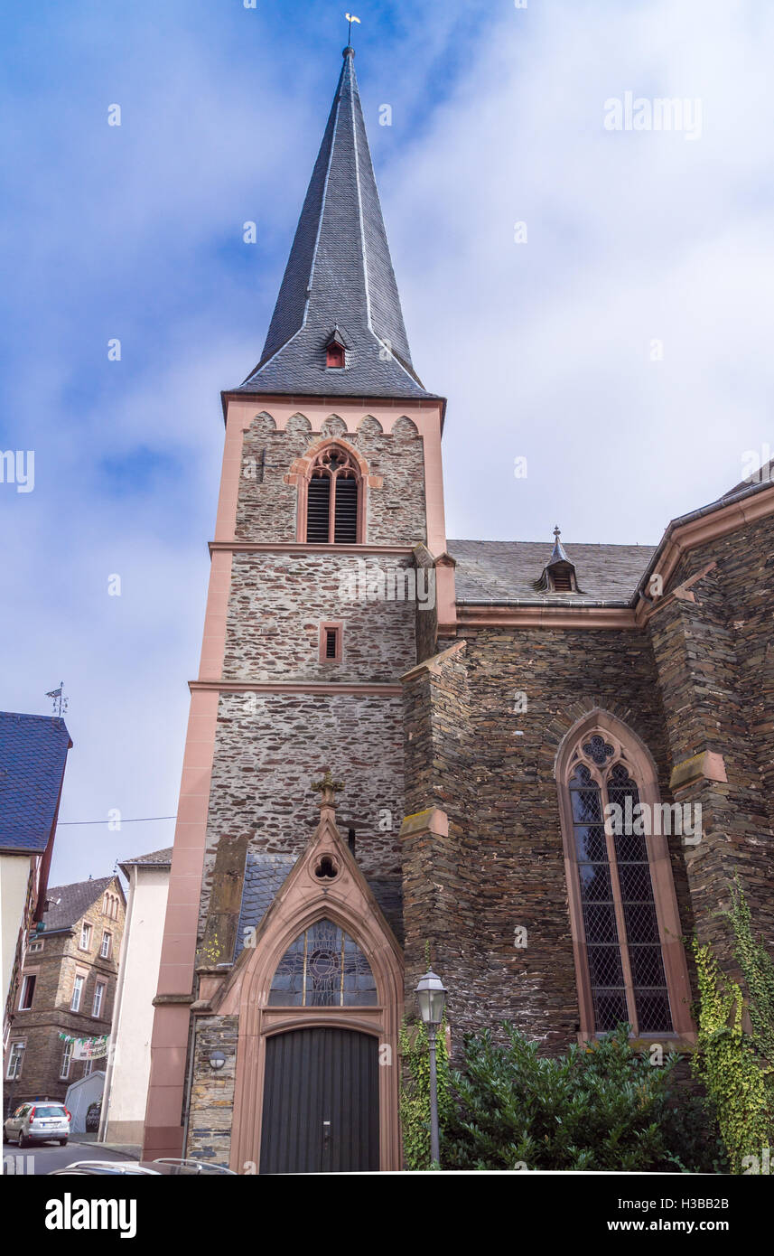 Neo-gothic revival St. Maternus catholic church, 15th. century and 1866 ...