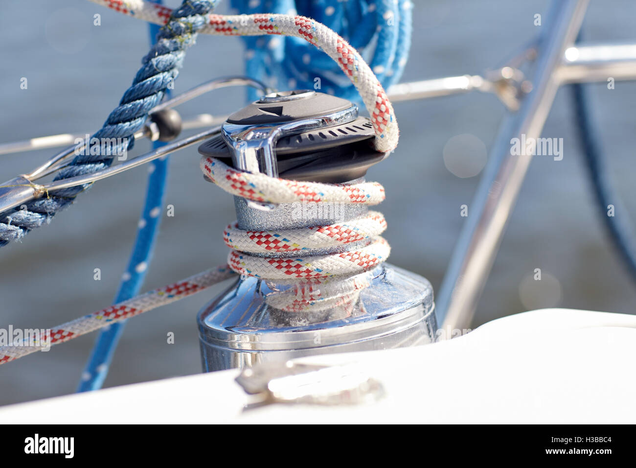 Luxury yacht on mooring hi-res stock photography and images - Alamy