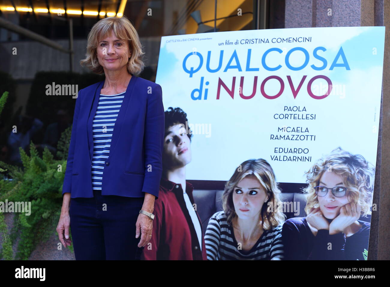 Rome, Italy. 05th Oct, 2016. Italian director Cristina Comencini during ...